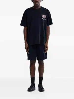 NEW AMSTERDAM SURF ASSOCIATION Tropical Print T-shirt - Black