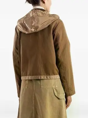 Moncler Aconitum Hooded Pocket Jacket - Brown