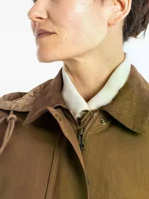 Moncler Aconitum Hooded Pocket Jacket - Brown