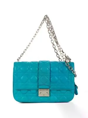 Dior Miss Quilted Chain Shoulder Bag - Blue