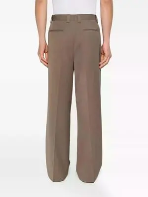 TONYWACK Pleated Tailored Trousers - Brown