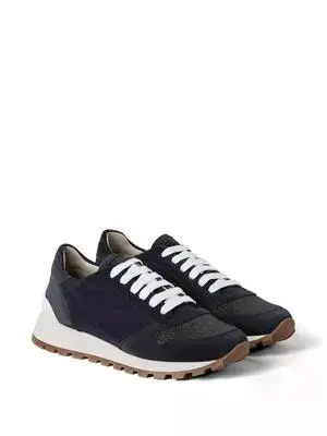 Brunello Cucinelli Lace-up Sneakers With Monili Embellishment