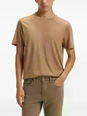 BOSS Double-collar T-shirt - Neutrals