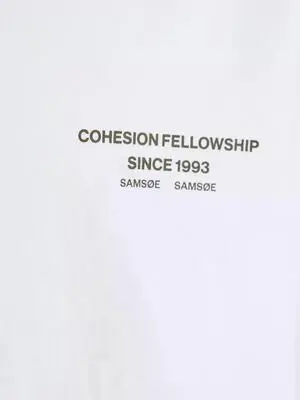 SAMSOE SAMSOE Sacohen Graphic-print T-shirt - White