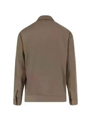 GOLDEN GOOSE Wool Gabardine Coach Jacket With Embroidery