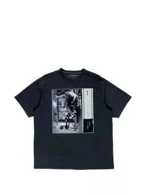 POP TRADING COMPANY Pop Deberdt Print T-shirt - Grey
