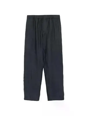LARDINI Elasticated Waistband Trousers - Blue
