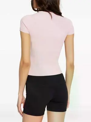 Alexander Wang Knit Logo Baby Tee - Pink