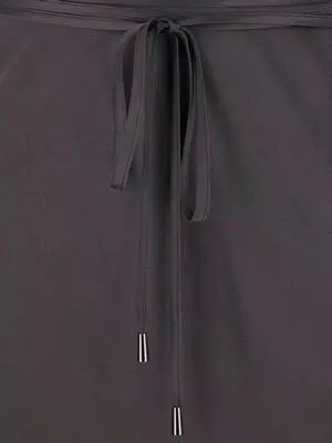 Antonelli Firenze Tie-waist Slip Dress - Grey