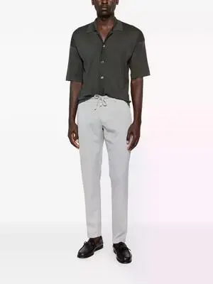 Eleventy Drawstring Waist Trousers - Grey
