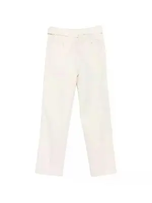 LARDINI Tailored Belted Trousers
