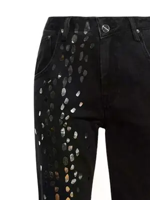 David Koma Speckled Foil Jeans