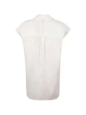 Lorena Antoniazzi Cotton Shirt With Pocket Detail - Neutrals