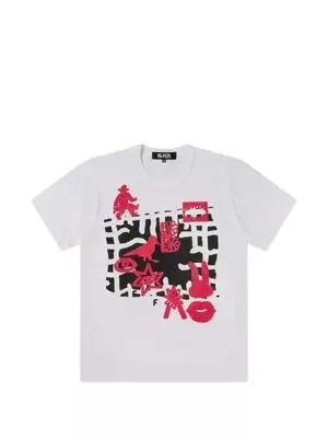 Comme Des Garçons Graphic-print T-shirt - White