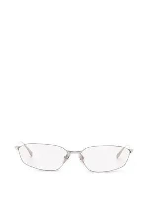 Balenciaga Invisible 2.0 Geometric-frame Sunglasses - Silver