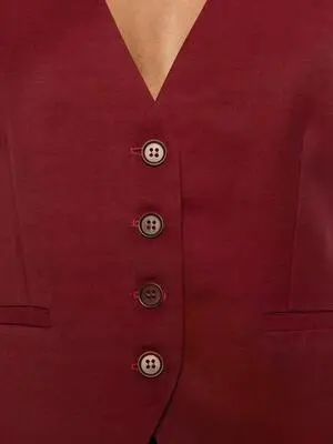 P.a.r.o.s.h Button V-neck Gilet