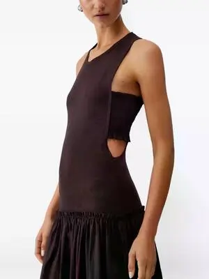Liu Jo Cut-out Detail Maxi Dress - Brown