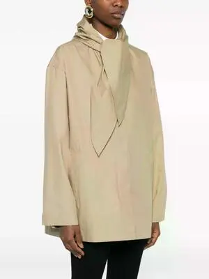 TOTEME Beige Wide-sleeve Jacket With Asymmetric Panels - Neutrals