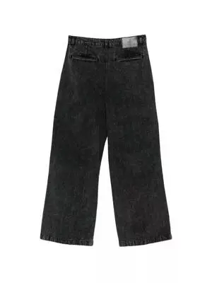 JUUN.J Washed Denim Panelled Jeans