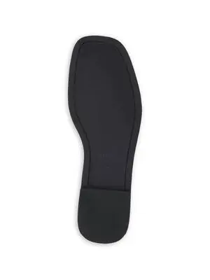 POTAMY Cut-out Leather Slip-on Sandals