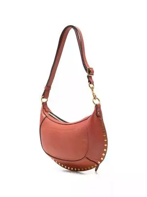 Isabel Marant Étoile Oskan Moon-shaped Leather Shoulder Bag - Red