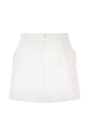 Plan C Embellished Pocket Mini Skirt