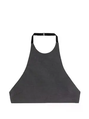 JIL SANDER Poplin Halter Top