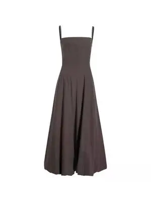 Proenza Schouler White Label Ella Square-neck Dress - Brown