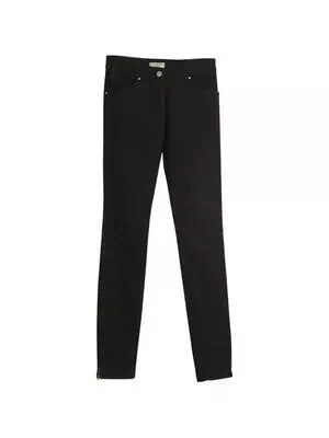 Balenciaga Denim Zip Trim Skinny Jeans - Black
