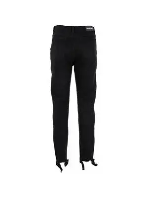 Balenciaga Cotton Distressed Hem Jeans