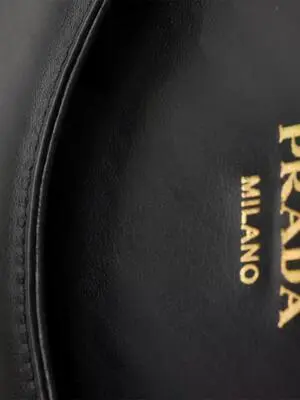 Prada Mini Leather Handbag - Black