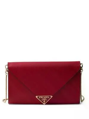 Prada Mini Saffiano Leather Bag - Red