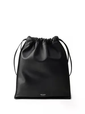 Prada Nappa Leather Pouch - Black