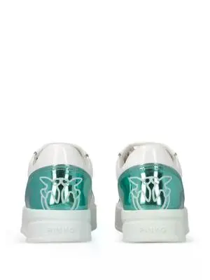 Pinko Lace-up Sneakers With Logo Detail
