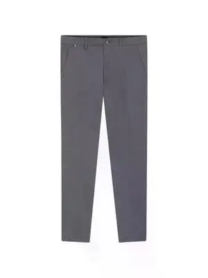 BOSS Tapered Trousers With Pressed Crease - Grey