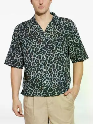 ALLSAINTS Leopard-pattern Pocket Shirt