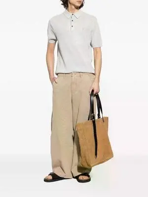 ALLSAINTS Short-sleeved Polo Shirt - Grey