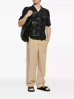 ALLSAINTS Graphic-print Shirt - Black