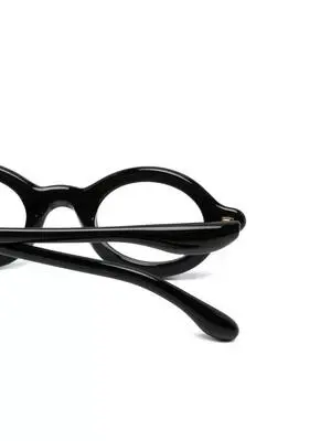 PALOCERAS Round Frame Eyeglasses - Black