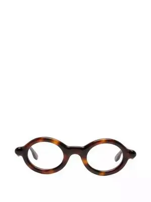 PALOCERAS Round-frame Glasses - Brown