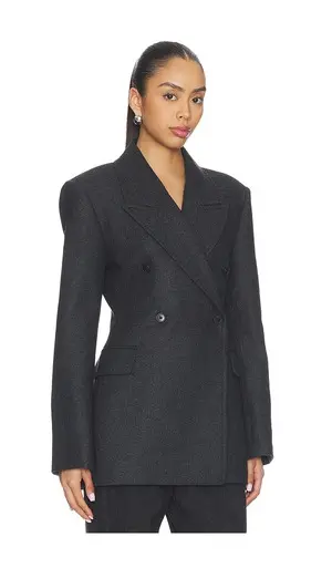 EAVES Hulda Wool Flannel Blazer