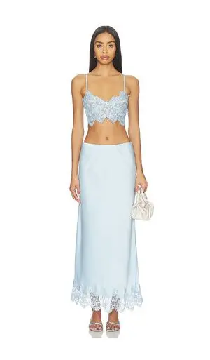 Bardot X Revolve Linella Lace Bralette In . Also - Blue