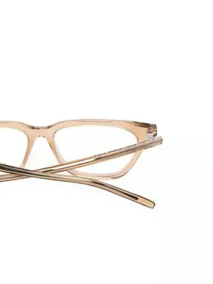 Saint Laurent Rectangle-frame Eyeglasses - Neutrals