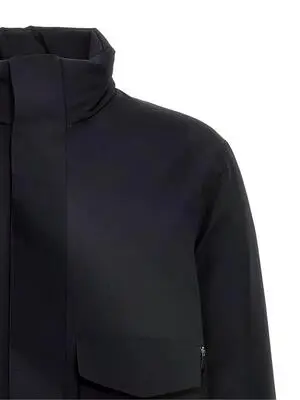 Herno High Neck Zip Detail Pocket Jacket