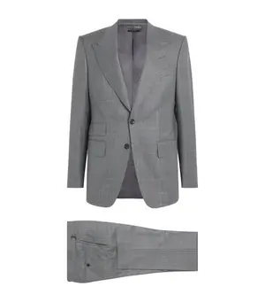 TOM FORD Wool Check Shelton 2-piece Suit