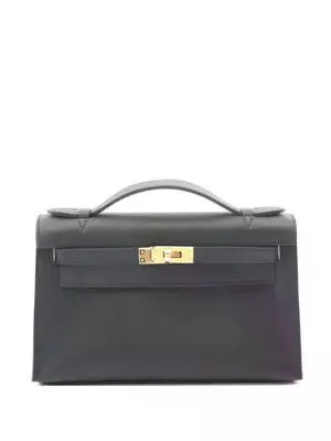 Hermès Pochette Kelly Top-handle Mini Bag - Black