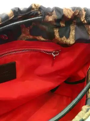CHRISTIAN LOUBOUTIN Leopard Print Drawstring Backpack