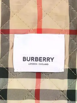 Burberry Embroidered Hooded Jacket - Neutrals