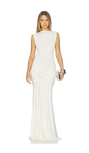 Delfi Sloan Gown - White