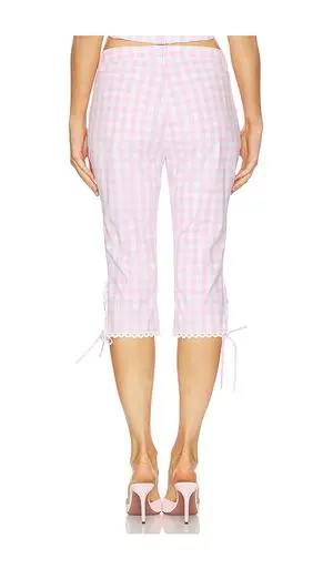LoveShackFancy Elarose Gingham Pant